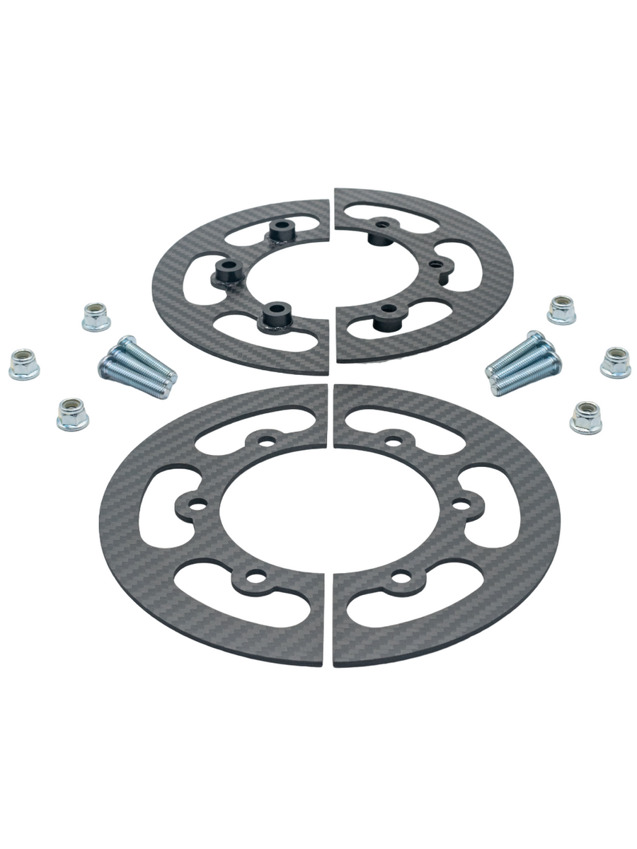 Carbon Fiber Lightweight Mini Sprocket Guard with Metric Hardware and ...